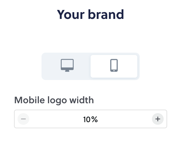 How can I adjust my logo size? – Rocketspark