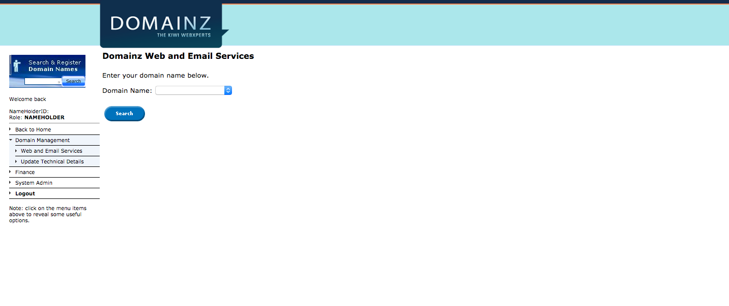 How to change your DNS settings in Domainz – Rocketspark