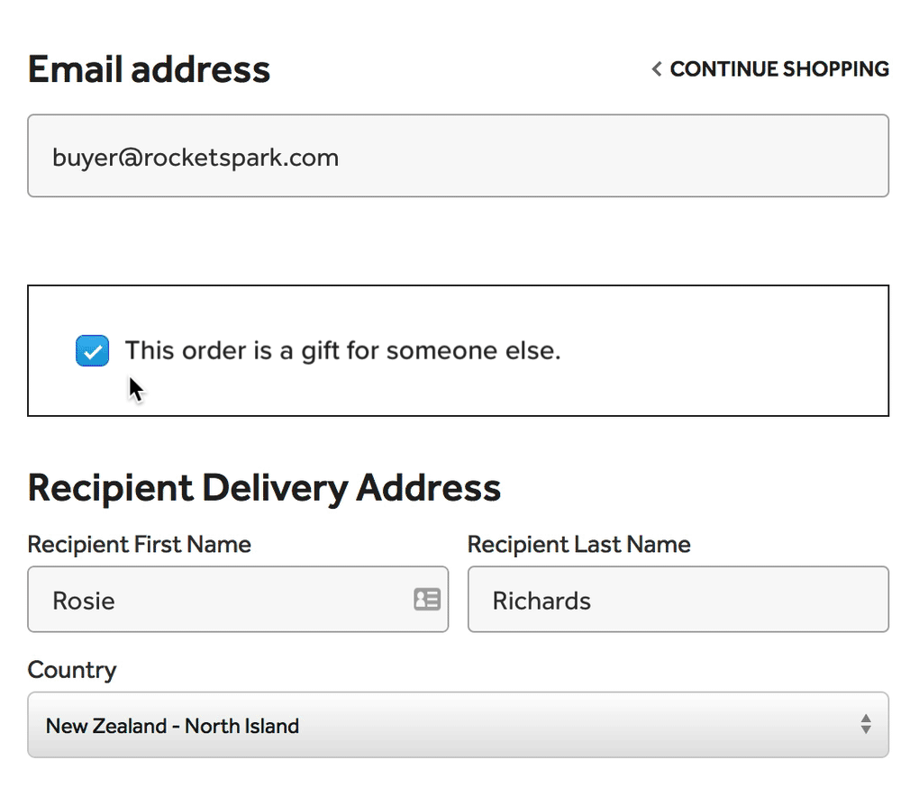 How to turn Gift Mode on or off – Rocketspark