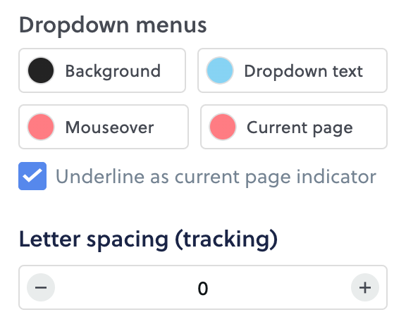 How do I change my menus font face, colour and size? – Rocketspark