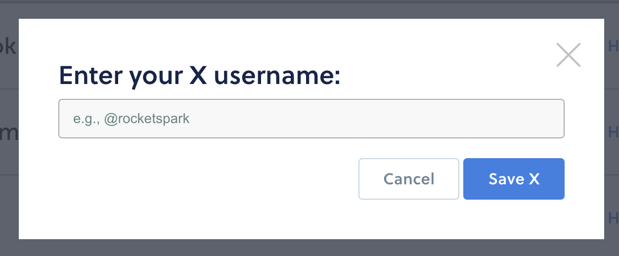 How to link your X account with Rocketspark – Rocketspark