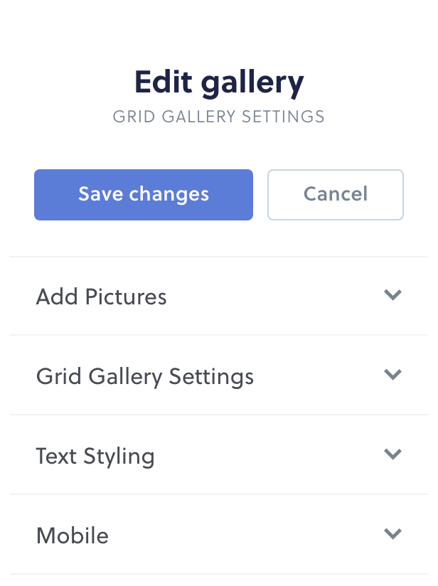 How to edit my grid gallery? – Rocketspark