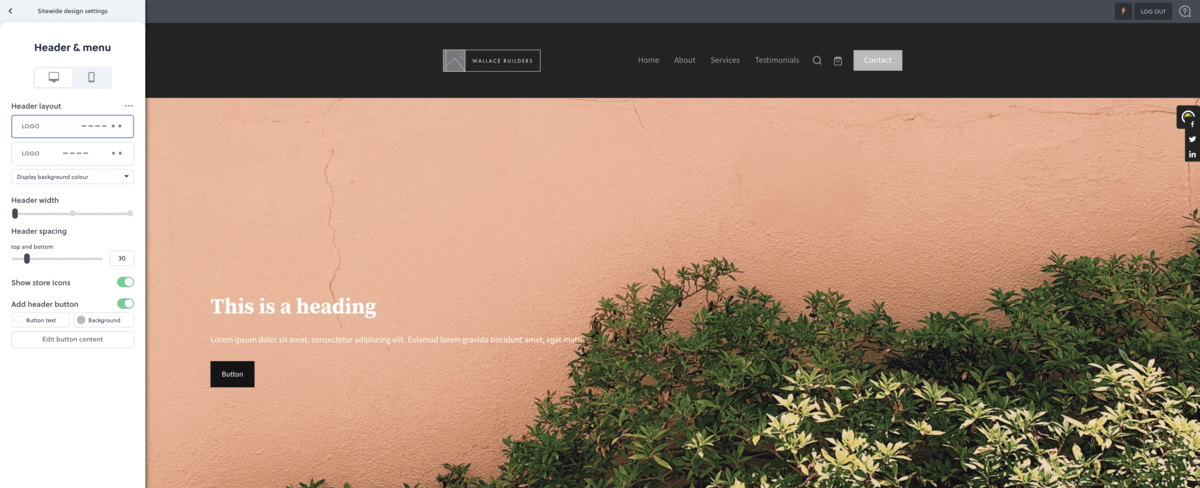 How do I overlay the Header? – Rocketspark