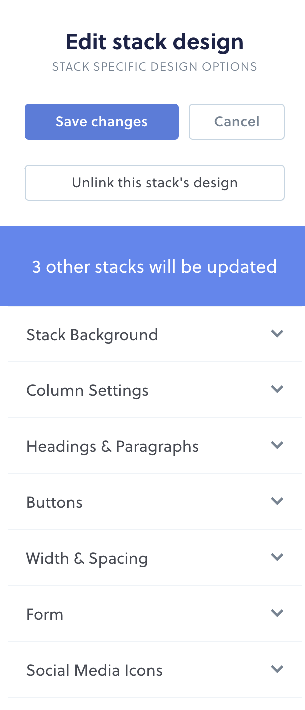 What are linked stacks & how can I edit them? – Rocketspark