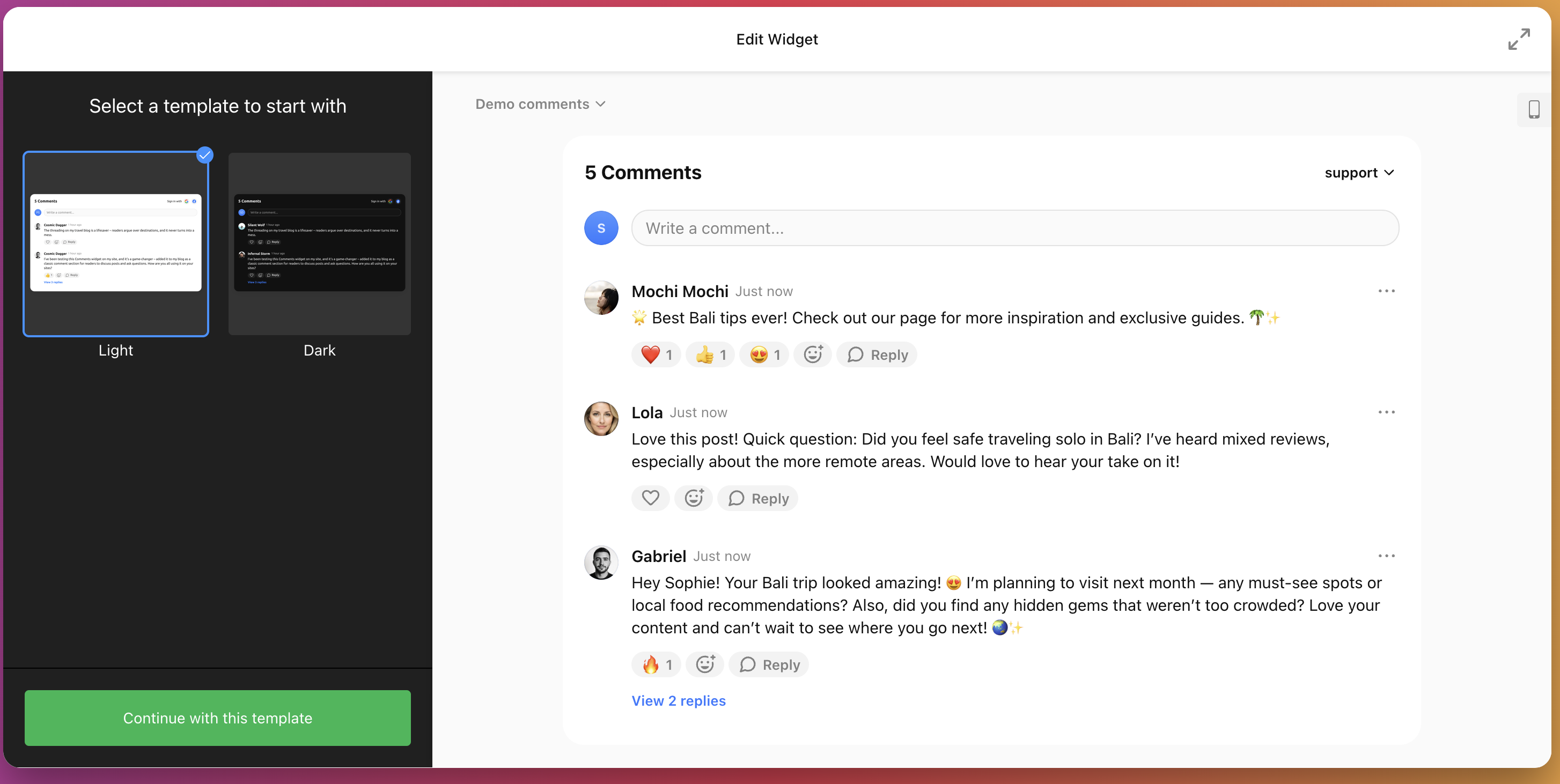 How to add the Elfsight comments widget to your Rocketspark website ...