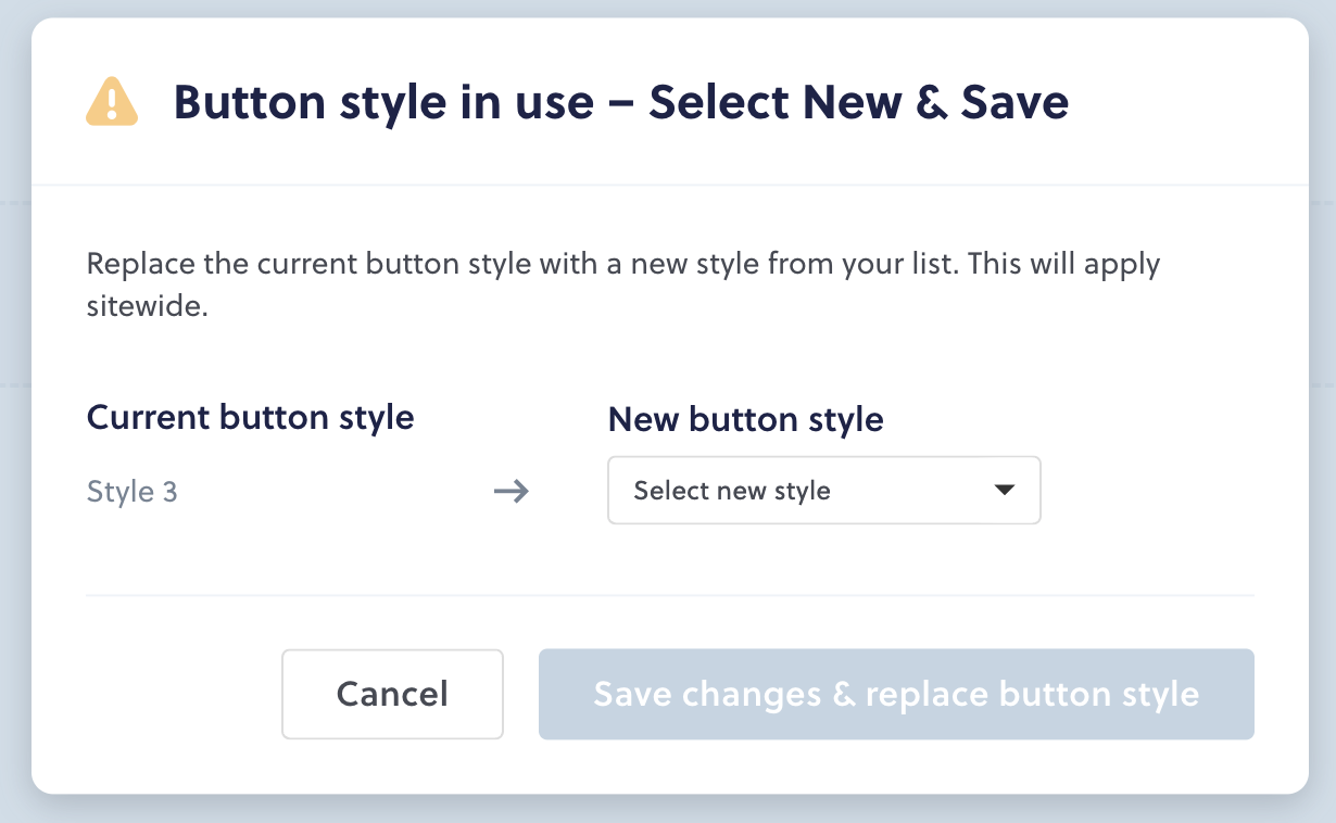 How to add new button styles and manage button styles (delete styles ...
