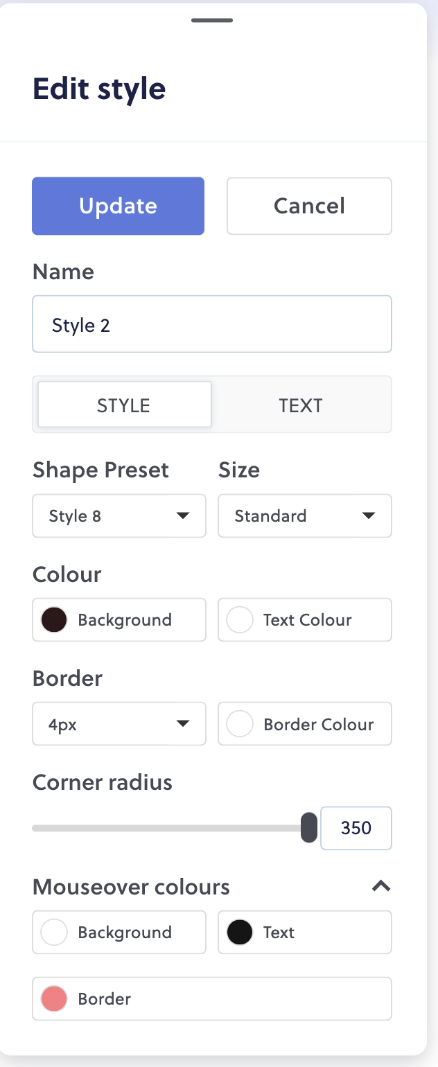 How to add new button styles and manage button styles (delete styles ...