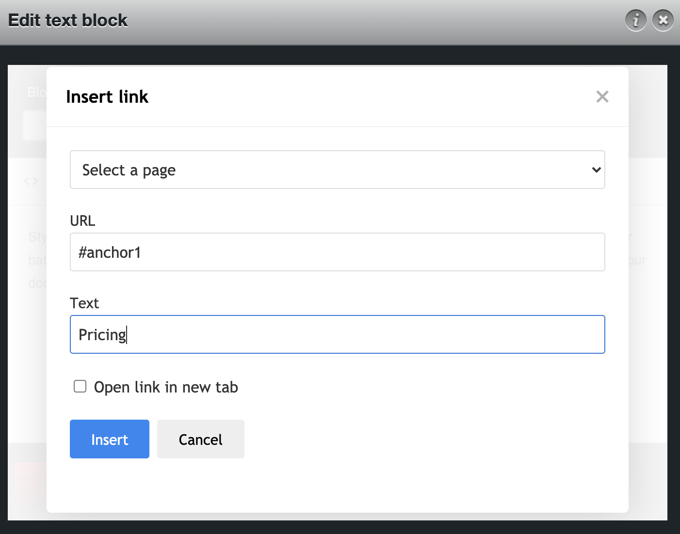 How do I set up anchor links? – Rocketspark